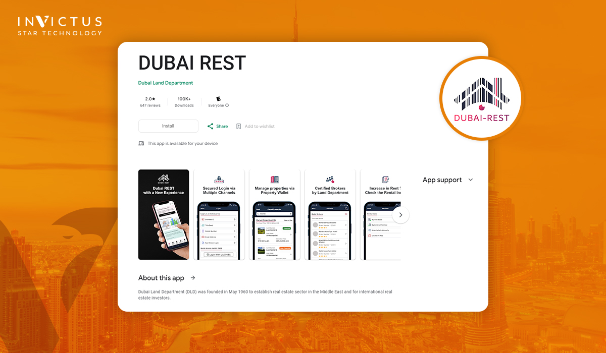 Dubai REST App - Navigating Dubai's Real Estate